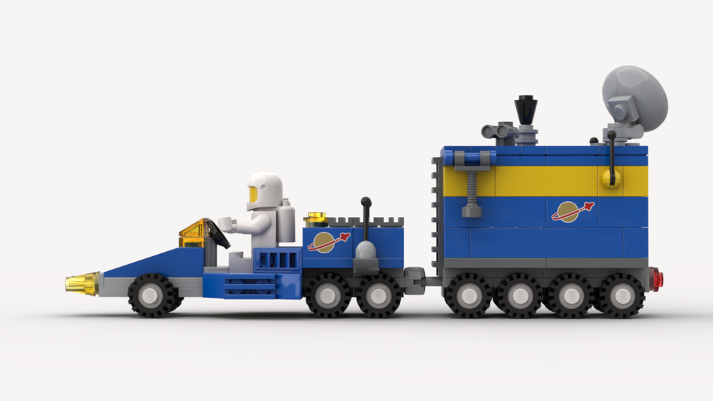 LEGO MOC NCS Classic Space Rover by v100Bricks | Rebrickable - Build ...