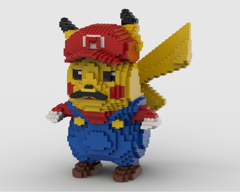 LEGO MOC-215732 Pika Mario by stefception | Rebrickable - Build with LEGO