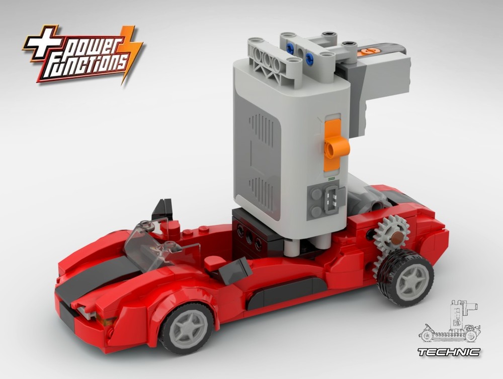 LEGO MOC Simple RC Car - Red Sport Car by Agilinzzz | Rebrickable ...