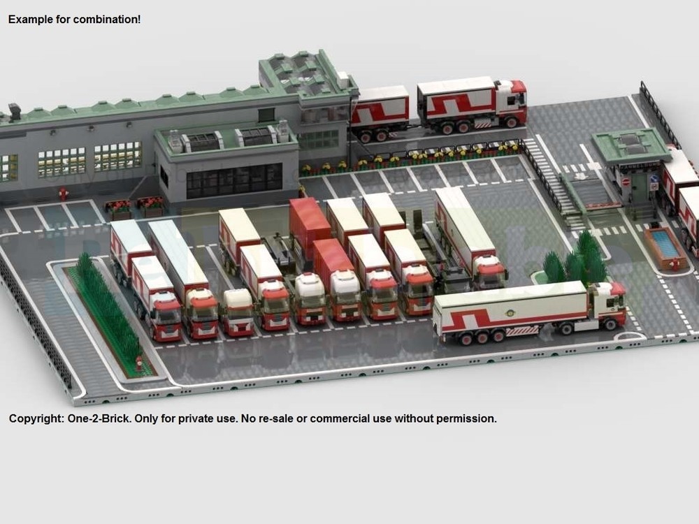 LEGO MOC V2: Modular Logistics Center - Large Parking Area by ONE-2 ...