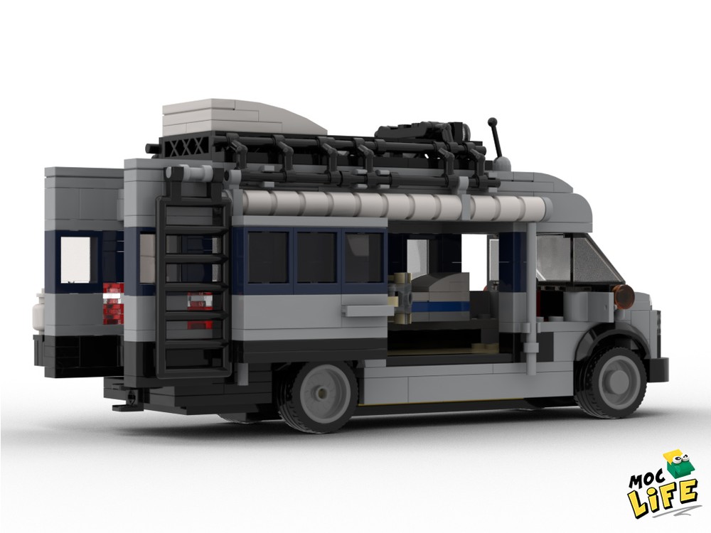 LEGO MOC Ford Transit 350 camper by MocLife | Rebrickable - Build with LEGO