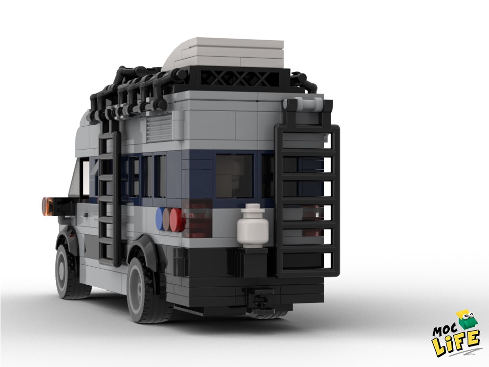 LEGO MOC Ford Transit 350 camper by MocLife | Rebrickable - Build with LEGO