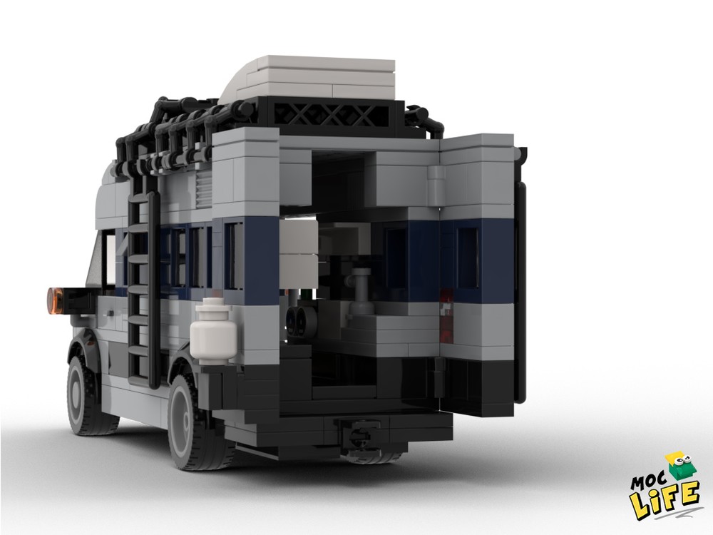 LEGO MOC Ford Transit 350 camper by MocLife | Rebrickable - Build with LEGO