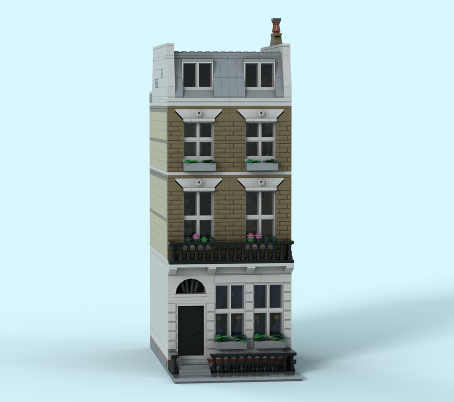 LEGO MOC Modular London townhouse by jamo88 | Rebrickable - Build with LEGO