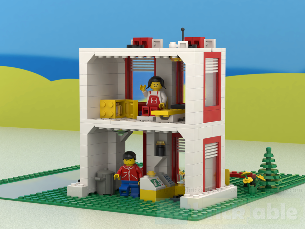 LEGO MOC 6380 Upside down house by se1977 | Rebrickable - Build with LEGO