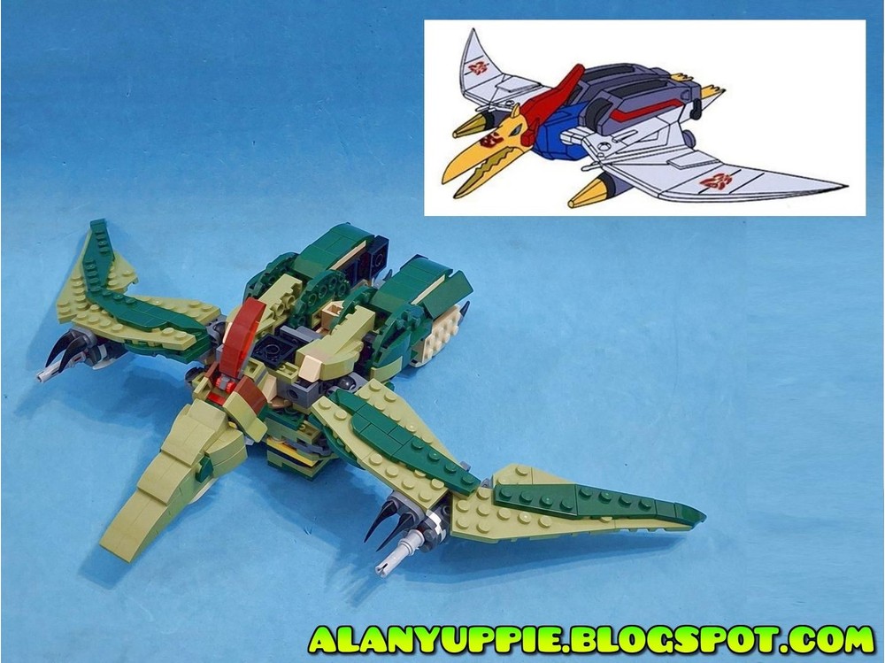 LEGO MOC Dinobot Swoop (Transformer Pteranodon) using LEGO Creator ...