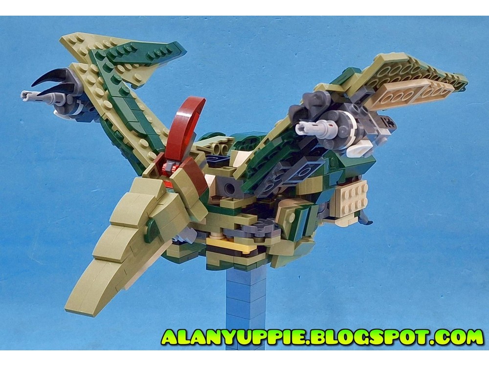 LEGO MOC Dinobot Swoop (Transformer Pteranodon) using LEGO Creator ...