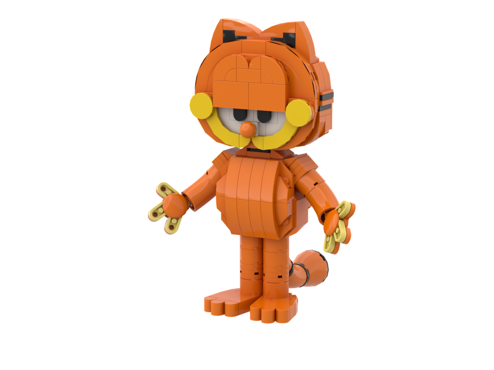 LEGO MOC GARFIELD by FredL45 | Rebrickable - Build with LEGO
