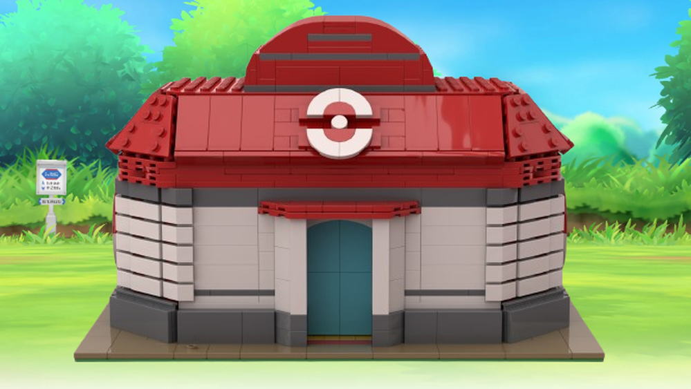 LEGO MOC Pokemon Center by FunkMunker | Rebrickable - Build with LEGO
