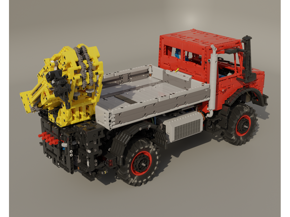 LEGO MOC Mercedes-Benz Unimog u5023 with a 16 speed gearbox, and with ...