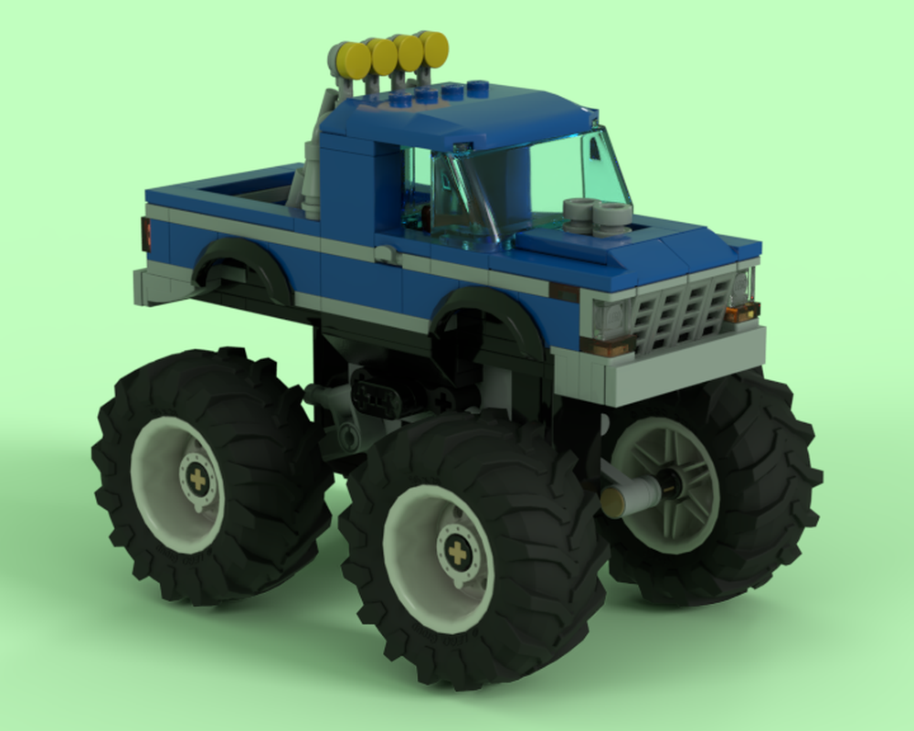LEGO MOC Bigfoot by bigtrainbricks | Rebrickable - Build with LEGO