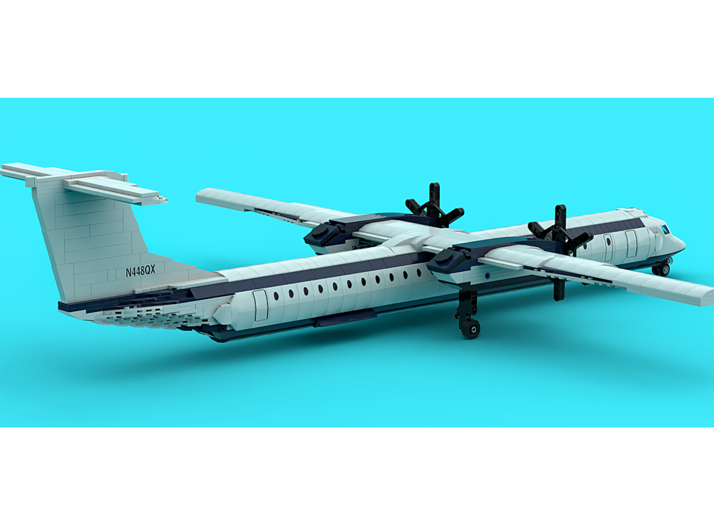 LEGO MOC-215862 Dash 8 Q400 by mshenn | Rebrickable - Build with LEGO