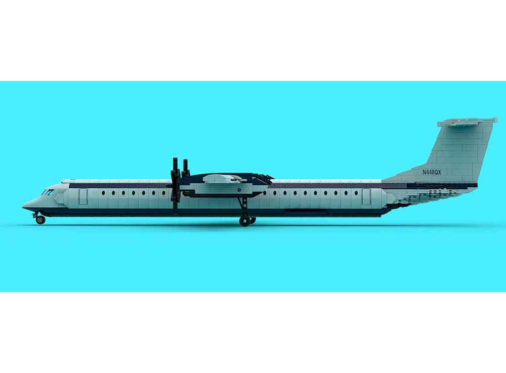 LEGO MOC-215862 Dash 8 Q400 by mshenn | Rebrickable - Build with LEGO