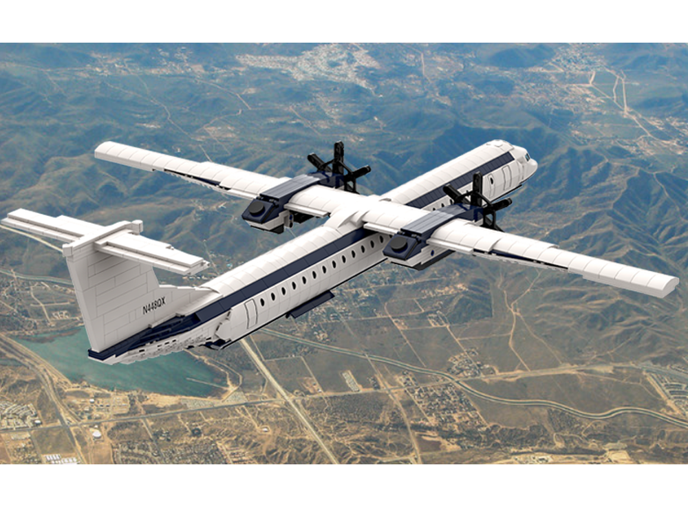 LEGO MOC-215862 Dash 8 Q400 by mshenn | Rebrickable - Build with LEGO