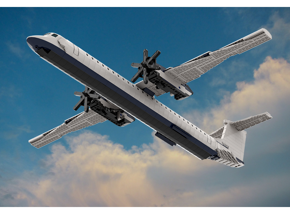 LEGO MOC-215862 Dash 8 Q400 by mshenn | Rebrickable - Build with LEGO