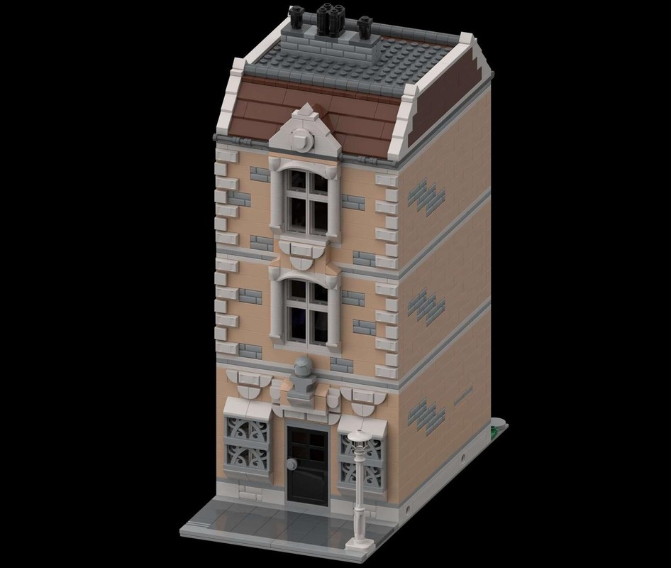 LEGO MOC Downtown Apartments by Brixtown | Rebrickable - Build with LEGO
