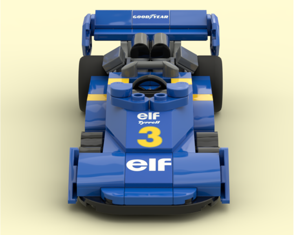 LEGO MOC-215876 1976 Tyrrell P34 Six Wheeler Formula One Car by mg101yt ...