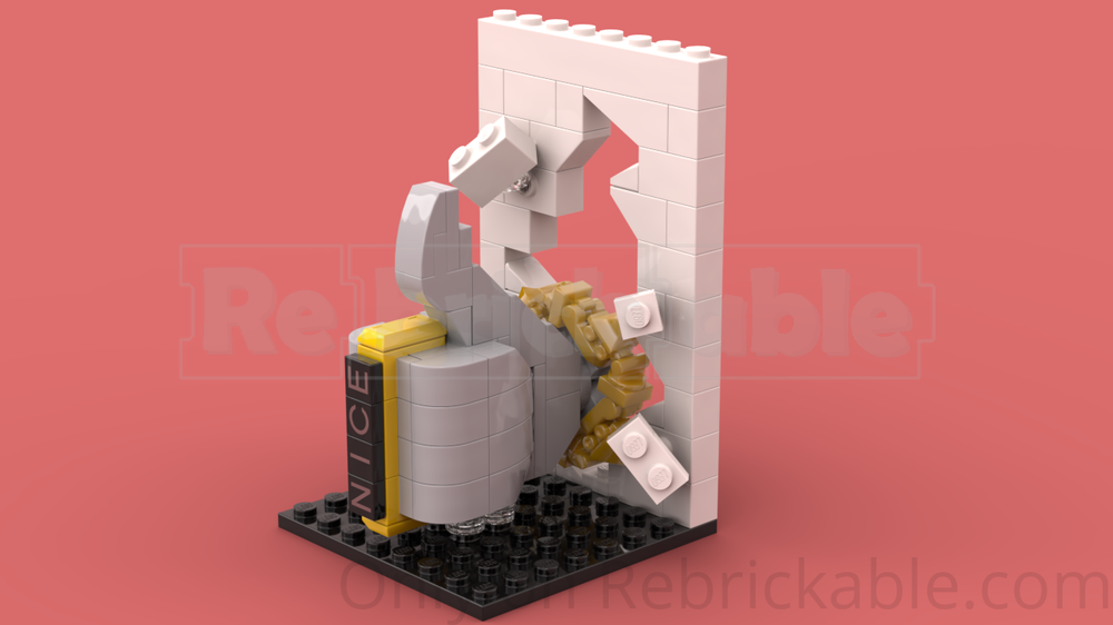 LEGO MOC NICE trophy - 4 finger ring by Agosami Brickworks ...