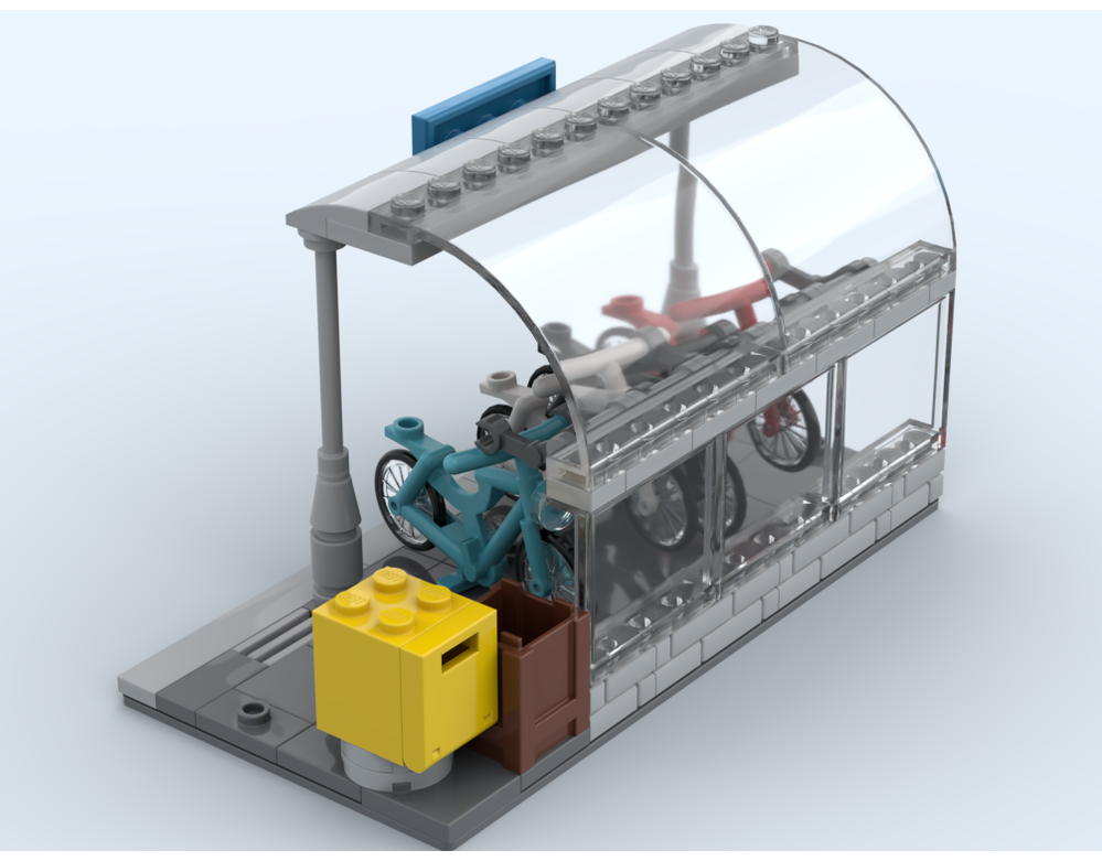 LEGO MOC-215890 Bicycle Stand by Bausteinbörse | Rebrickable - Build ...
