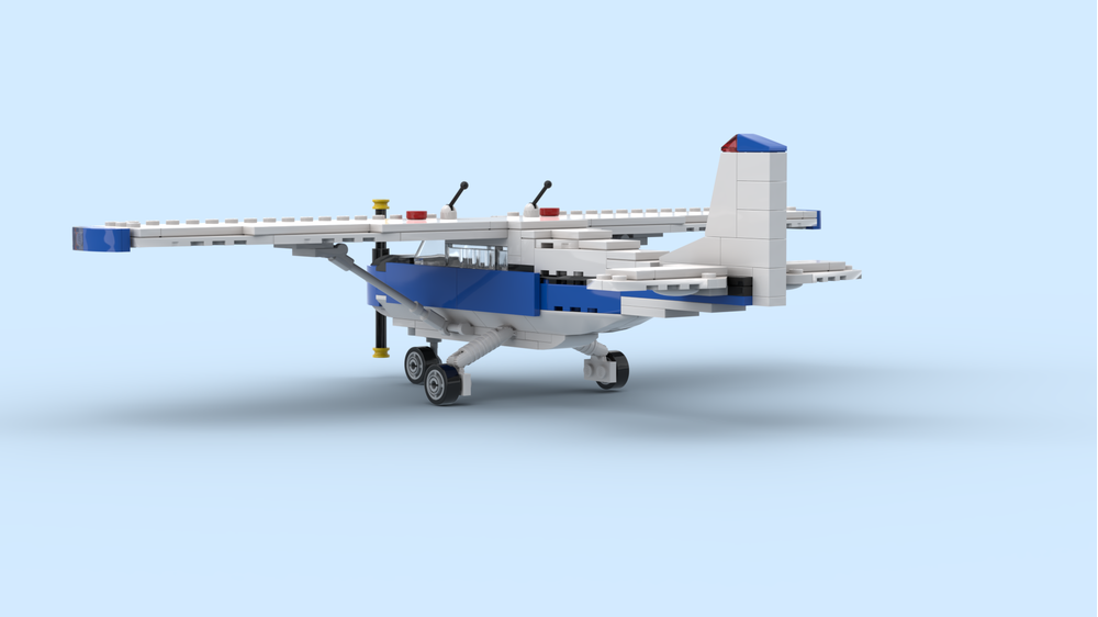 LEGO MOC Cessna 172 (Straight Tail) by Skyhawk-1 | Rebrickable - Build ...
