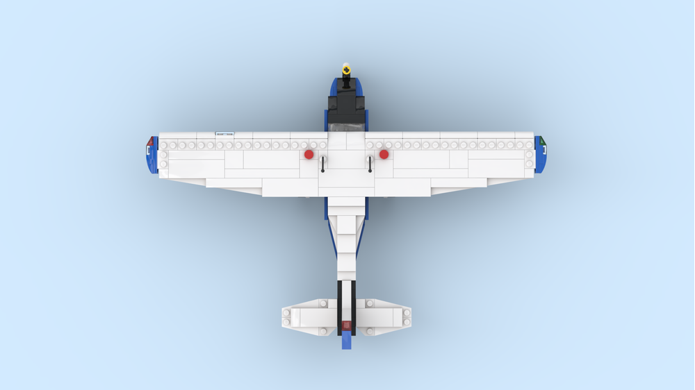 LEGO MOC Cessna 172 (Straight Tail) by Skyhawk-1 | Rebrickable - Build ...
