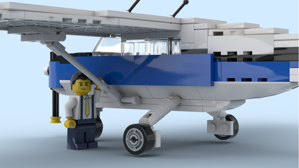LEGO MOC Cessna 172 (Straight Tail) by Skyhawk-1 | Rebrickable - Build ...