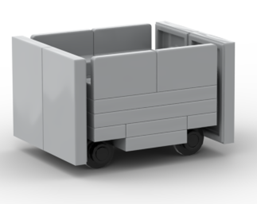 LEGO MOC MC minecart by TerminatorFan1984 | Rebrickable - Build with LEGO