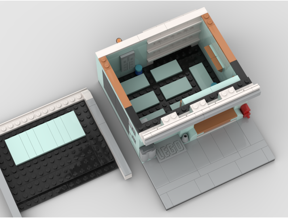LEGO MOC Yoga Studio Modular by FlaringK | Rebrickable - Build with LEGO