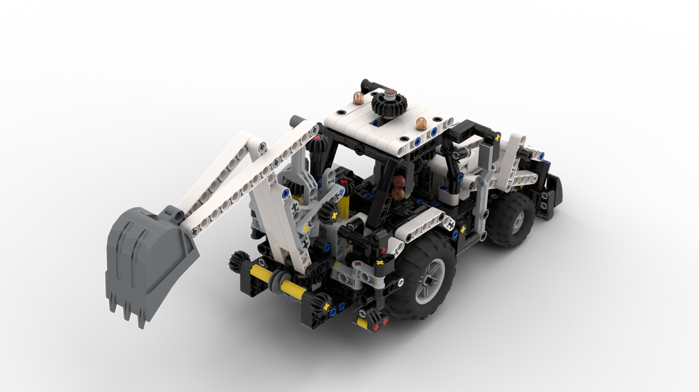 LEGO MOC-215917 Backhoe Loader by Ronald_Rumf | Rebrickable - Build ...