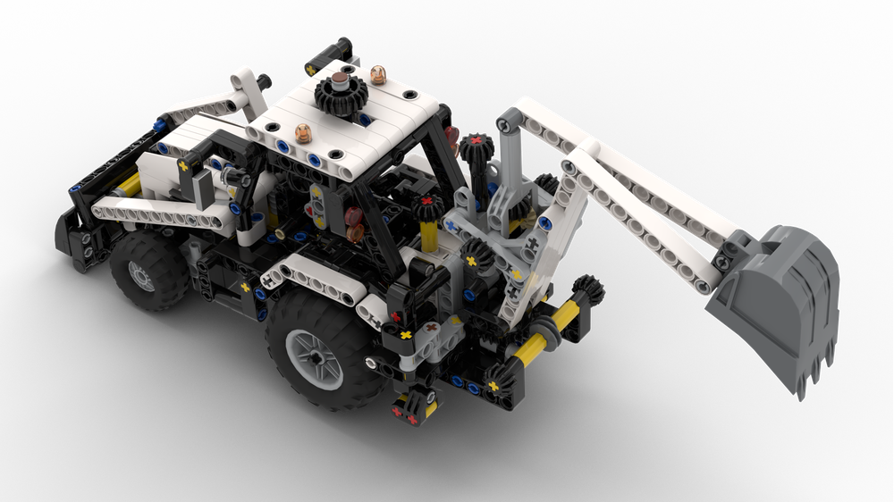 LEGO MOC-215917 Backhoe Loader by Ronald_Rumf | Rebrickable - Build ...