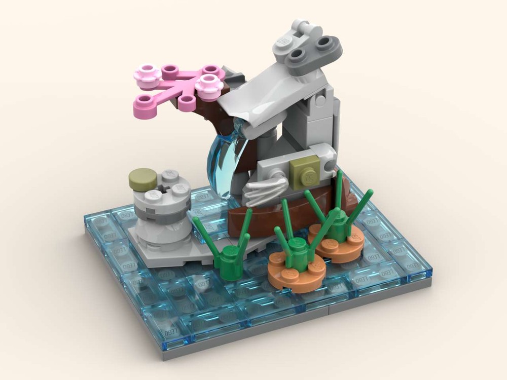 LEGO MOC Mini Dragon Stone Shrine by icedragonj | Rebrickable - Build ...