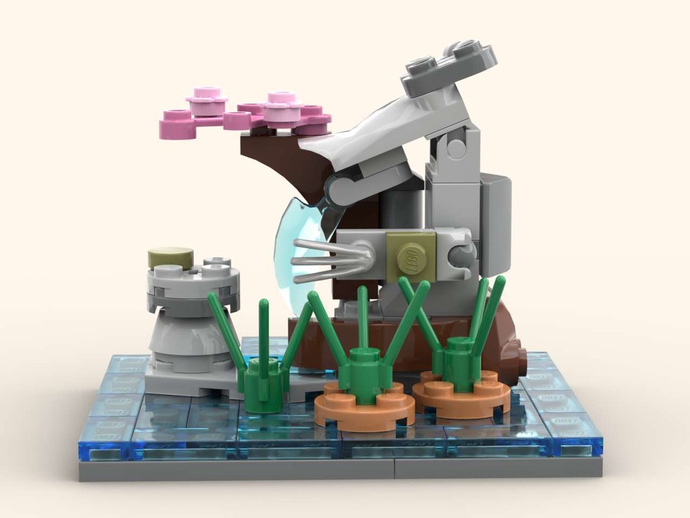 LEGO MOC Mini Dragon Stone Shrine by icedragonj | Rebrickable - Build ...