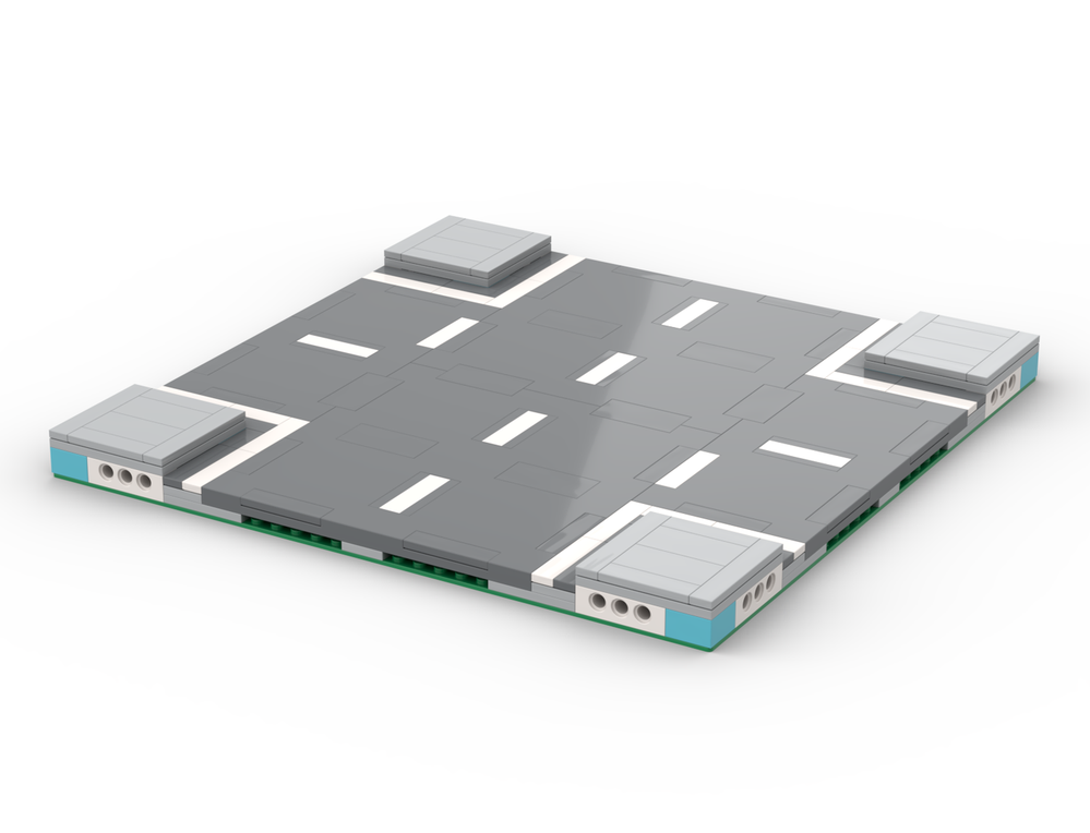 LEGO MOC Mills Road Plate Crossroad by Smudge | Rebrickable - Build ...