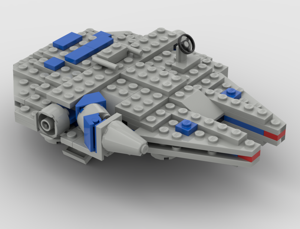 LEGO MOC Classic Space Mini Falcon by WordOfMouse | Rebrickable - Build ...