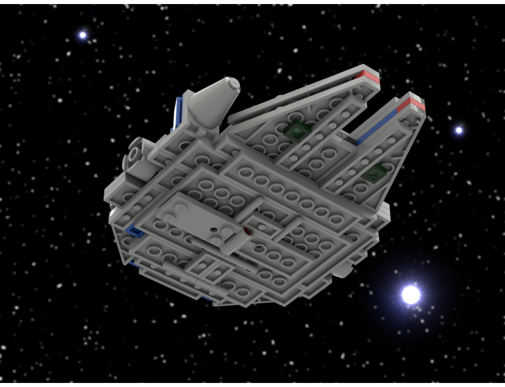 LEGO MOC Classic Space Mini Falcon by WordOfMouse | Rebrickable - Build ...