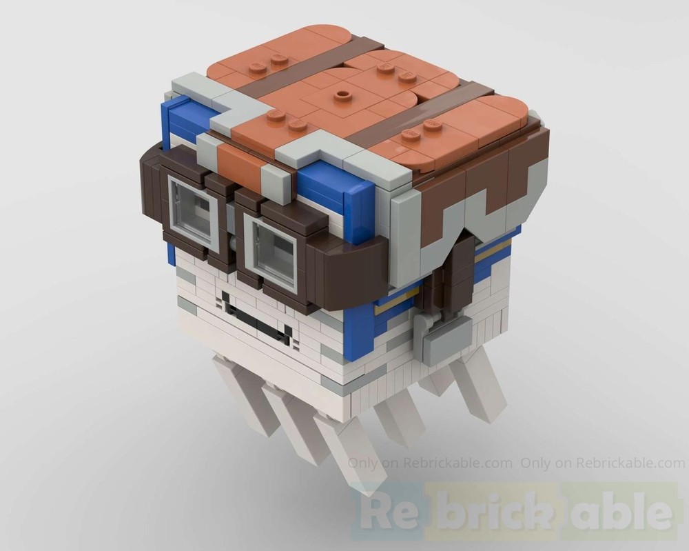 LEGO MOC the Happy_Ghast_Harnessed by zzk | Rebrickable - Build with LEGO