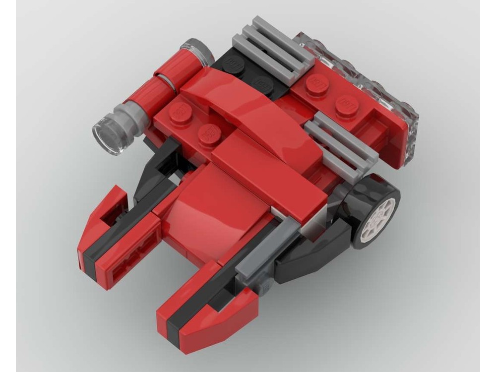 LEGO MOC Little Red Racer Falcon by JupiterZen | Rebrickable - Build ...