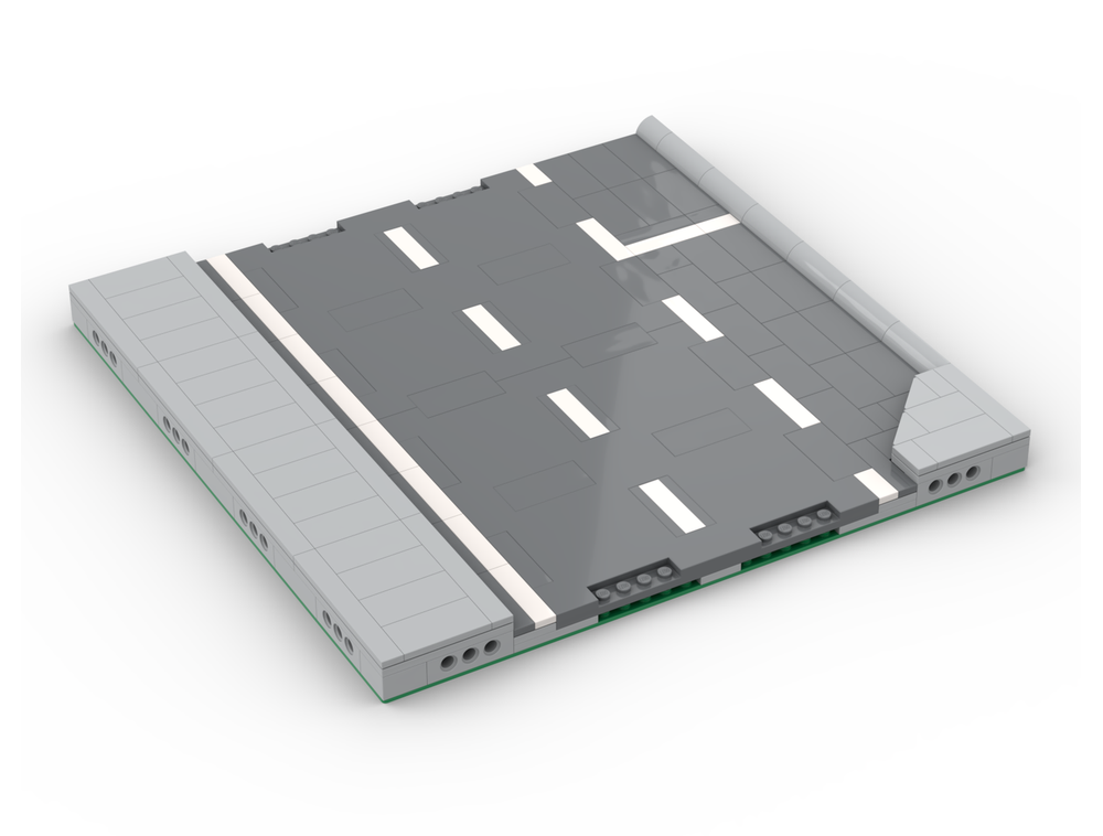 LEGO MOC Mills Road Plate Parking by Smudge | Rebrickable - Build with LEGO