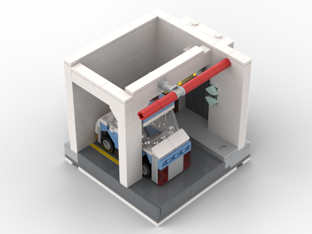 LEGO MOC Cutaway Tower: B1 Parking Garage by RandomBrick23 ...