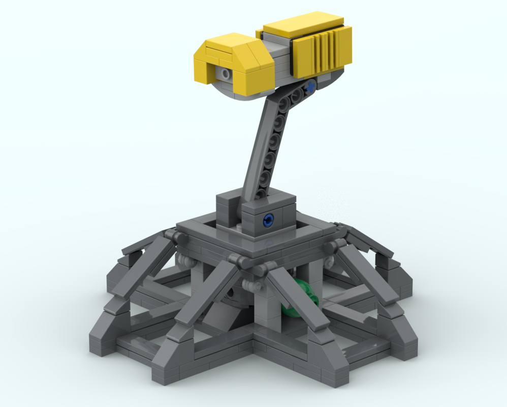 LEGO MOC Factorio - Laser Turret by lahzo | Rebrickable - Build with LEGO