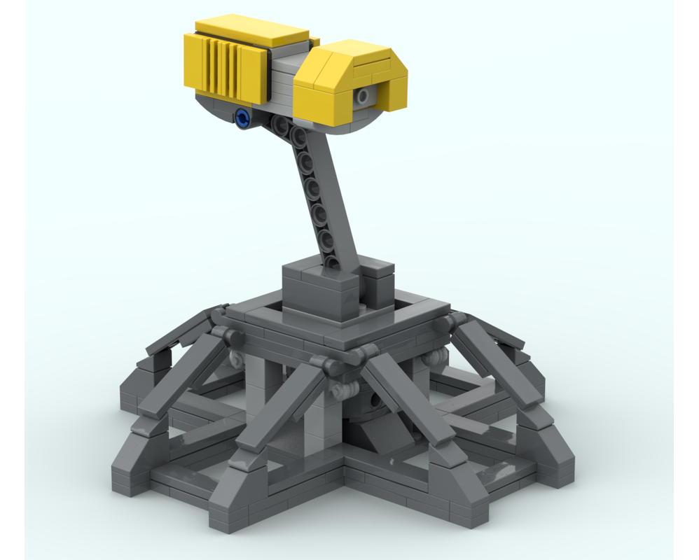 LEGO MOC Factorio - Laser Turret by lahzo | Rebrickable - Build with LEGO