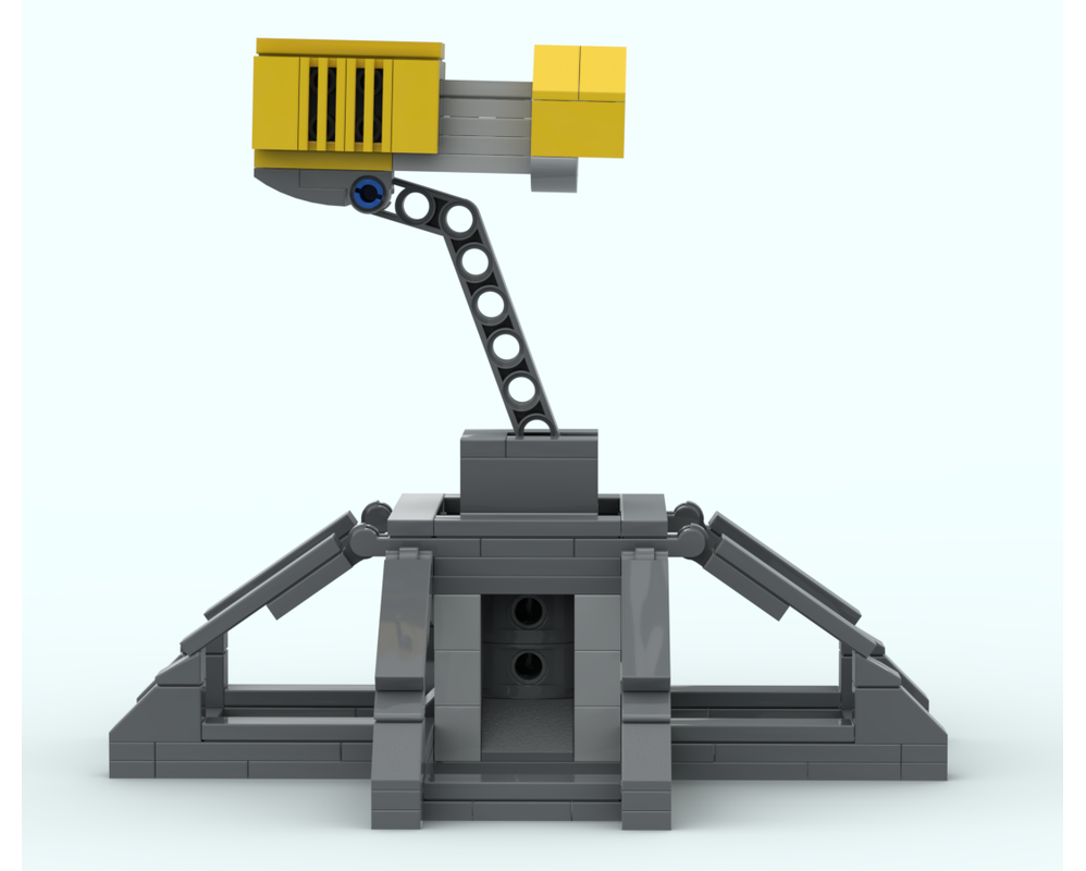 LEGO MOC Factorio - Laser Turret by lahzo | Rebrickable - Build with LEGO