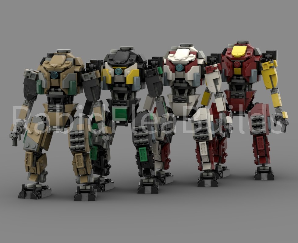 LEGO MOC Ion Color Bundle from Titanfall 2 by RabidFleaBuilds ...