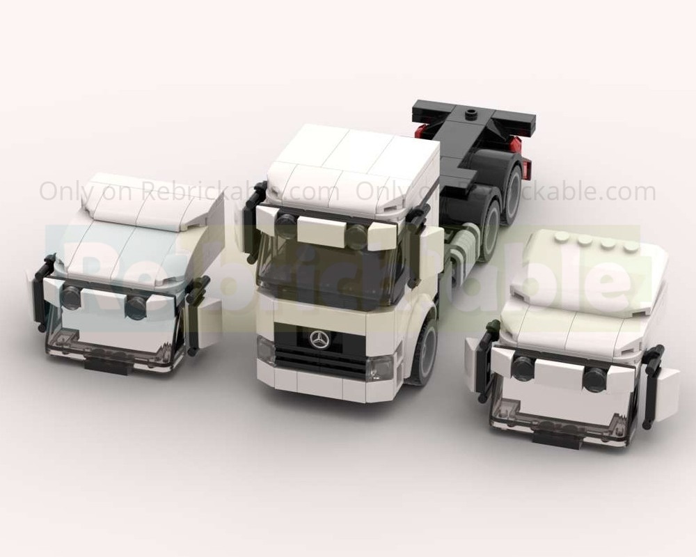 LEGO MOC 6W Mercedes Actros/Atego/Arocs/Axor 6x4 Flatbed Truck by ...