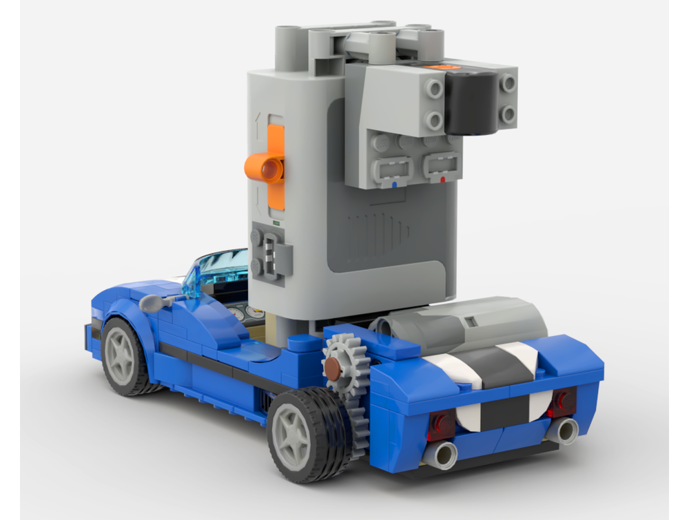 LEGO MOC-216016 Simple RC Car - Blue Sport Car by Agilinzzz ...