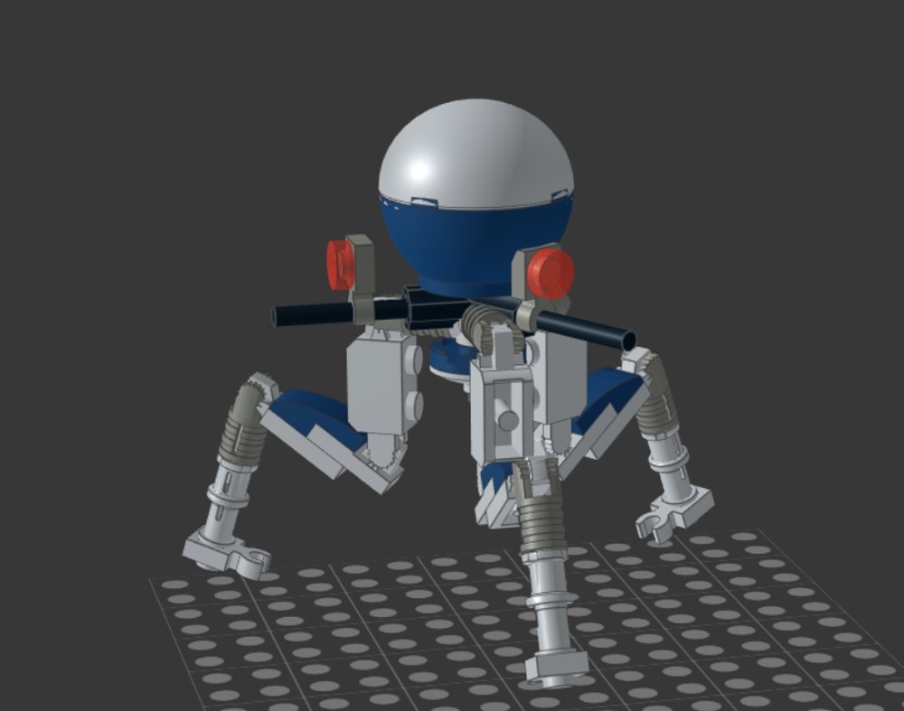 LEGO MOC Minifig Scale Combat Octuptarra Droid by AraJosiah ...
