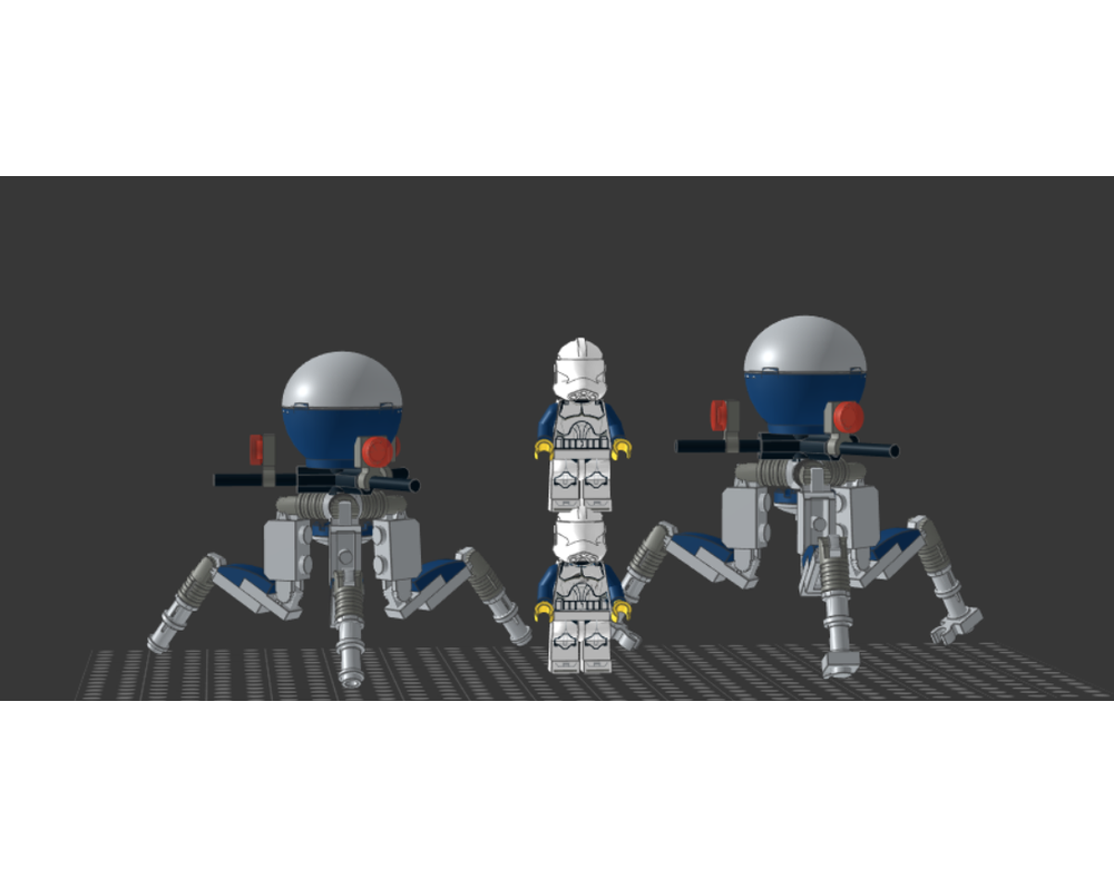 LEGO MOC Minifig Scale Combat Octuptarra Droid by AraJosiah ...