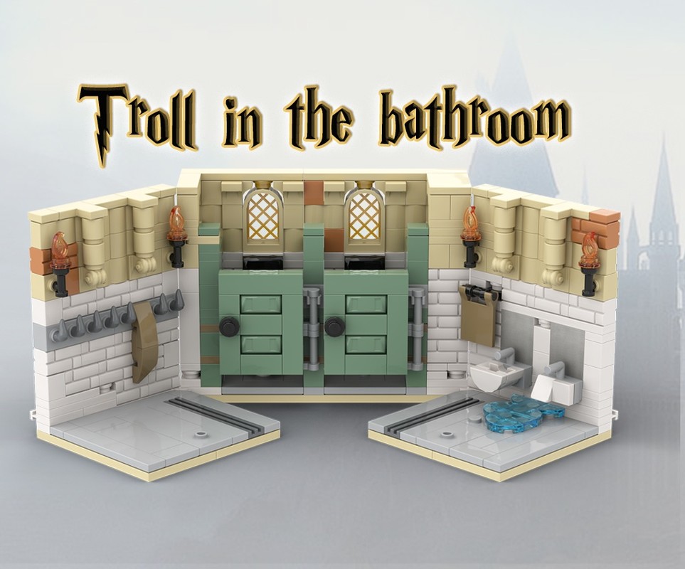 LEGO MOC Troll in the bathroom (compatible with 2024 castle) by ...