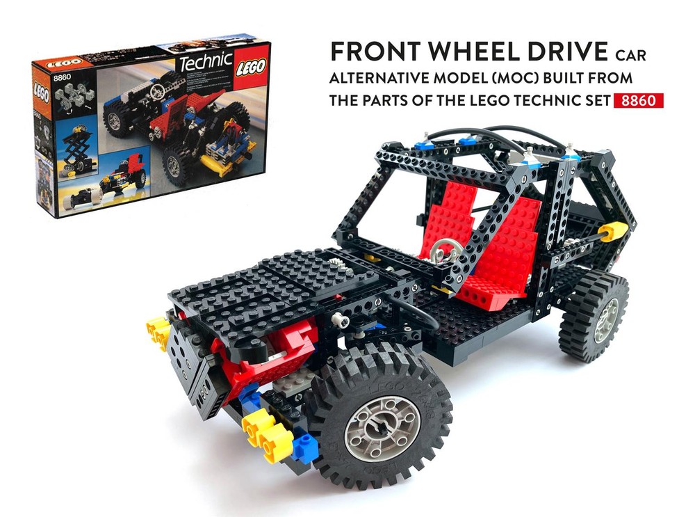 LEGO MOC 8860 Front Wheel Drive car by inidatti | Rebrickable - Build ...