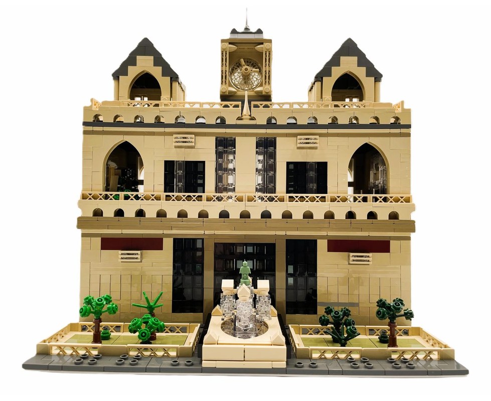 LEGO MOC-216061 Old Town Hall Modular Modified build of 21061 by re ...